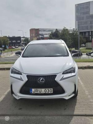 White Lexus NX 300h 2017 in Kaunas, with an engine capacity of 2.49 L and mileage of 219 thousand km for 21800 €, photo 15 on AUTOMOTO.COM.LV