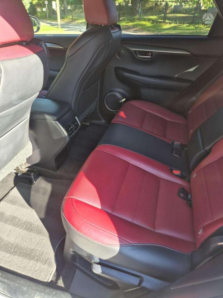 White Lexus NX 300h 2017 in Kaunas, with an engine capacity of 2.49 L and mileage of 219 thousand km for 21800 €, photo 22 on AUTOMOTO.COM.LV