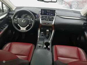 White Lexus NX 300h 2018 in Vilnius, with an engine capacity of 2.50 L and mileage of 120 thousand km for 23900 €, photo 5 on AUTOMOTO.COM.LV