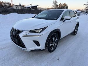 White Lexus NX 300h 2018 in Vilnius, with an engine capacity of 2.50 L and mileage of 109 thousand km for 26500 €, photo  on AUTOMOTO.COM.LV