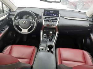 White Lexus NX 300h 2018 in Vilnius, with an engine capacity of 2.49 L and mileage of 120 thousand km for 23200 €, photo 9 on AUTOMOTO.COM.LV