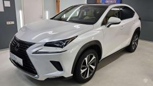 White Lexus NX 300h 2018 in Tallinn, with an engine capacity of 2.49 L and mileage of 109 thousand km for 30495 €, photo 3 on AUTOMOTO.COM.LV