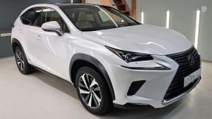 White Lexus NX 300h 2018 in Tallinn, with an engine capacity of 2.49 L and mileage of 109 thousand km for 30495 €, photo 4 on AUTOMOTO.COM.LV