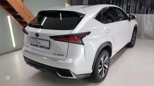 White Lexus NX 300h 2018 in Tallinn, with an engine capacity of 2.49 L and mileage of 109 thousand km for 30495 €, photo 6 on AUTOMOTO.COM.LV