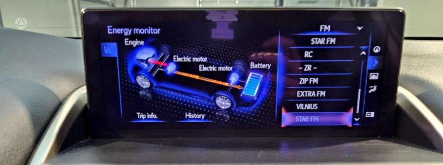 White Lexus NX 300h 2019 in Marijampole, with an engine capacity of 2.49 L and mileage of 274 thousand km for 20500 €, photo 19 on AUTOMOTO.COM.LV