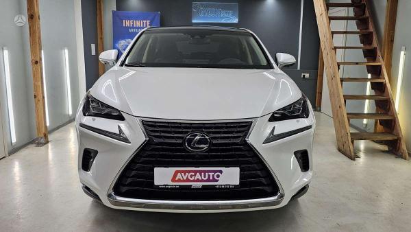 White Lexus NX 300h 2019 in Tallinn, with an engine capacity of 2.49 L and mileage of 71 thousand km for 31995 €, photo 1 on AUTOMOTO.COM.LV