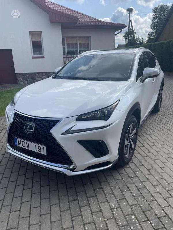 Белый Лексус NX 300h 2020 в Мажейкяй, объемом двигателя 2.49 л и пробегом 72 тыс. км за 27900 €, фото 4 на AUTOMOTO.COM.LV