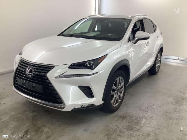 White Lexus NX 300h 2021 in Vilnius, with an engine capacity of 2.49 L and mileage of 66 thousand km for 27999 €, photo 3 on AUTOMOTO.COM.LV