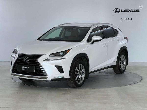 White Lexus NX 300h 2021 in Vilnius, with an engine capacity of 2.49 L and mileage of 140 thousand km for 32900 €, photo 1 on AUTOMOTO.COM.LV