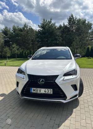 White Lexus NX 300h 2021 in Vilnius, with an engine capacity of 2.49 L and mileage of 121 thousand km for 31900 €, photo  on AUTOMOTO.COM.LV
