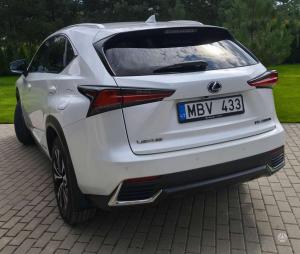 Balts Lexus NX 300h 2021 Viļņa, ar dzinēja tilpumu 2.49 L un nobraukumu 121 tūkst. km par 31900 €, foto 6 vietnē AUTOMOTO.COM.LV