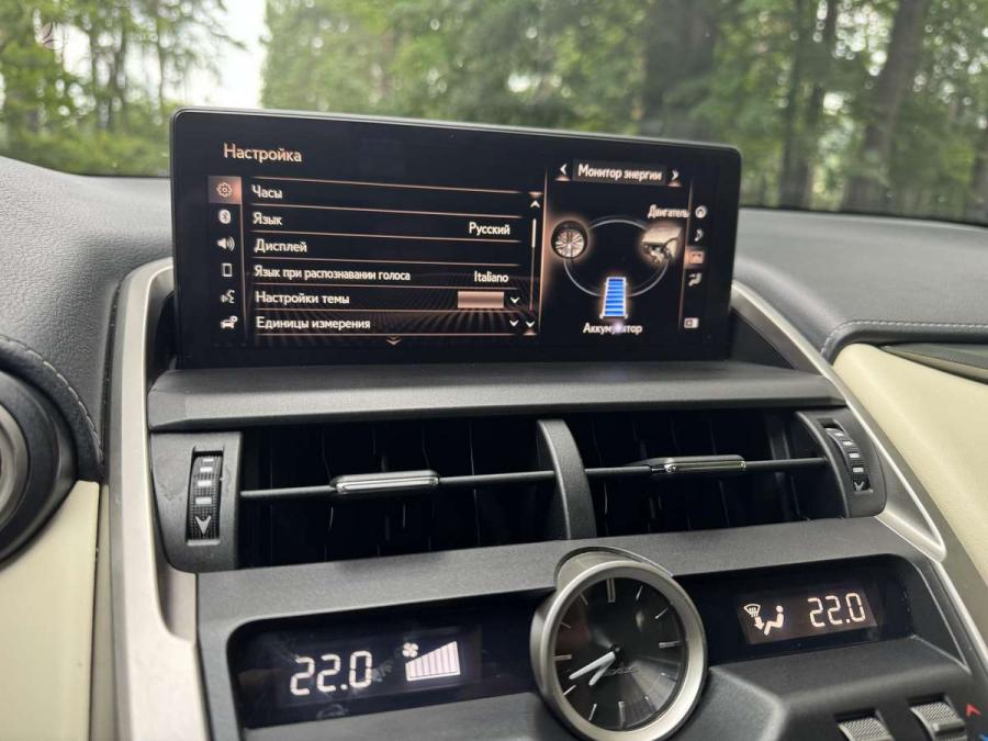 Желтый Лексус NX 300h 2019 в Вильнюс, объемом двигателя 2.49 л и пробегом 283 тыс. км за 20700 €, фото 27 на AUTOMOTO.COM.LV