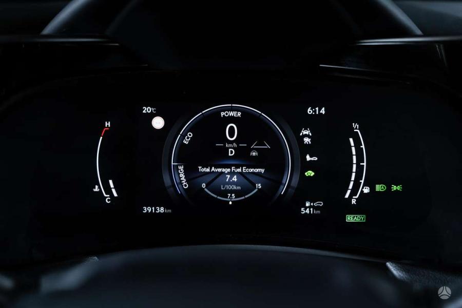 Black Lexus NX 350h 2022 in Vilnius, with an engine capacity of 2.49 L and mileage of 39 thousand km for 45999 €, photo 20 on AUTOMOTO.COM.LV