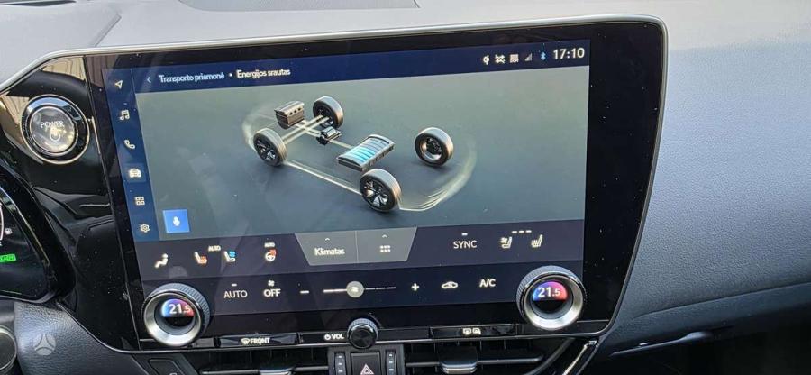 Черный Лексус NX 350h 2024 в Вильнюс, объемом двигателя 2.49 л и пробегом 42 тыс. км за 48850 €, фото 12 на AUTOMOTO.COM.LV