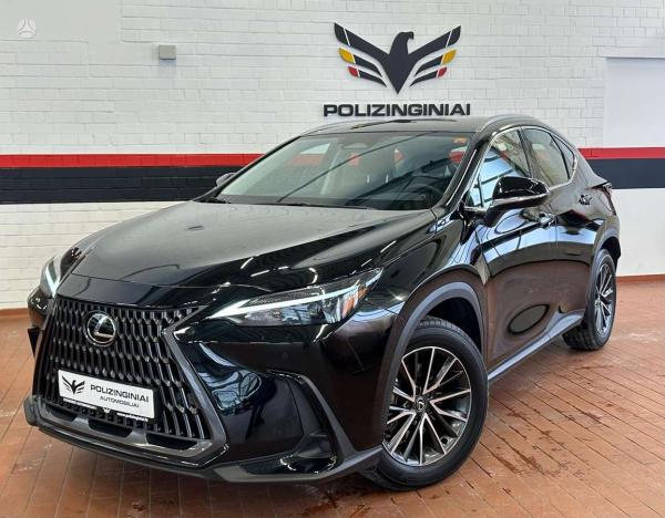 Black Lexus NX 350h 2025 in Kaunas, with an engine capacity of 2.49 L and mileage of 24 thousand km for 43200 €, photo 1 on AUTOMOTO.COM.LV