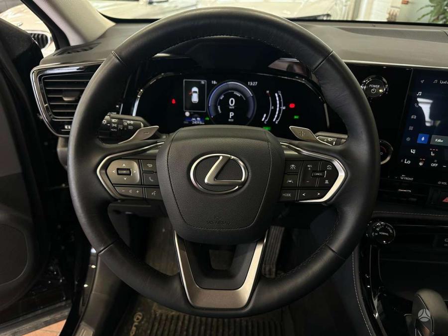 Black Lexus NX 350h 2025 in Kaunas, with an engine capacity of 2.49 L and mileage of 24 thousand km for 43200 €, photo 16 on AUTOMOTO.COM.LV
