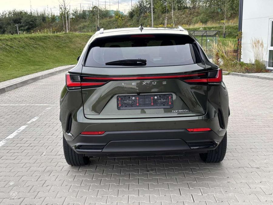 Zaļš Lexus NX 350h 2023 Viļņa, ar dzinēja tilpumu 2.49 L un nobraukumu 67 tūkst. km par 39500 €, foto 6 vietnē AUTOMOTO.COM.LV