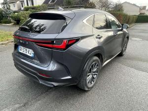 Grey Lexus NX 350h 2022 in Vilnius, with an engine capacity of 2.49 L and mileage of 169 thousand km for 33500 €, photo 5 on AUTOMOTO.COM.LV