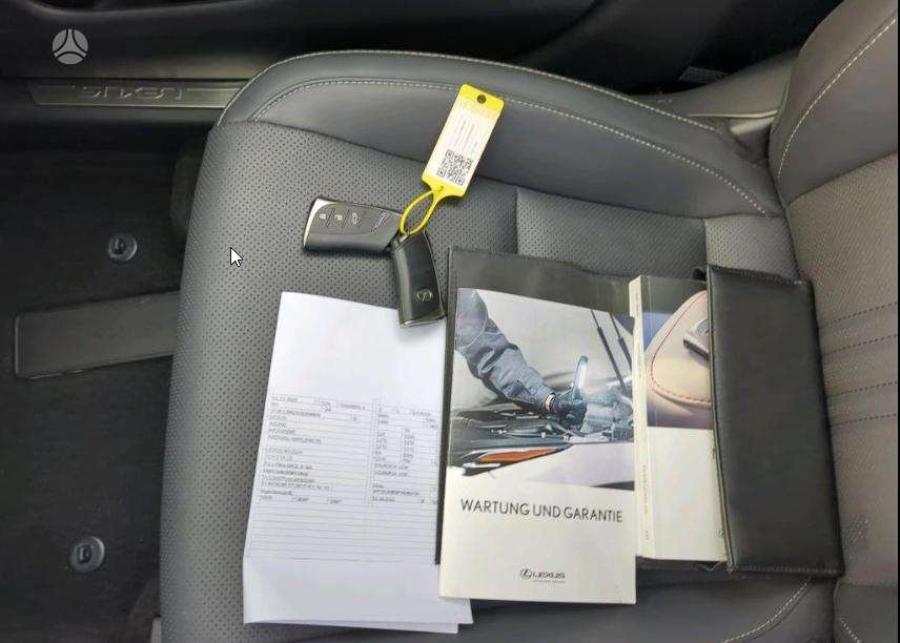 Серый Лексус NX 350h 2022 в Вильнюс, объемом двигателя 2.49 л и пробегом 113 тыс. км за 34990 €, фото 13 на AUTOMOTO.COM.LV