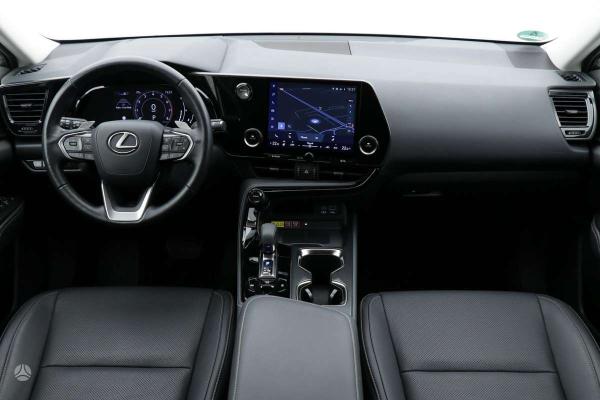 Grey Lexus NX 350h 2022 in Vilnius, with an engine capacity of 2.49 L and mileage of 145 thousand km for 36900 €, photo 6 on AUTOMOTO.COM.LV