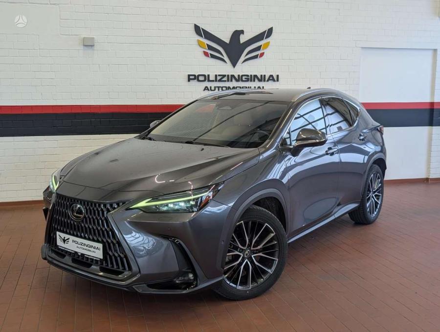 Серый Лексус NX 350h 2023 в Каунас, объемом двигателя 2.49 л и пробегом 55 тыс. км за 43900 €, фото 1 на AUTOMOTO.COM.LV