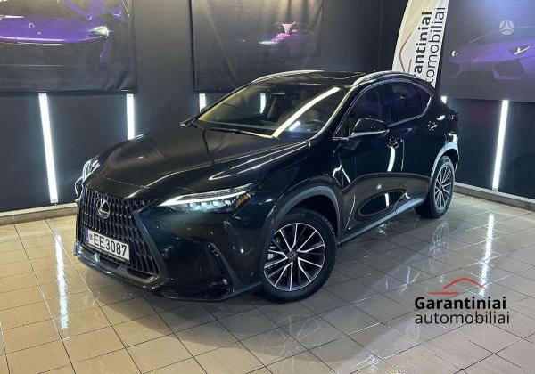 Black Lexus NX 450h 2023 in Vilnius, with an engine capacity of 2.49 L and mileage of 9 thousand km for 52750 €, photo 1 on AUTOMOTO.COM.LV