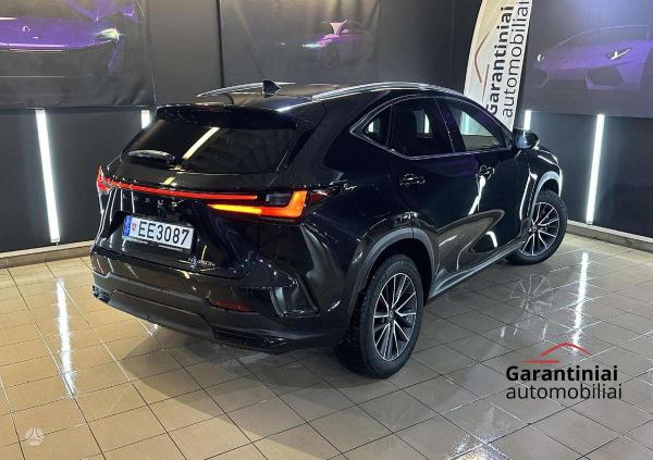 Black Lexus NX 450h 2023 in Vilnius, with an engine capacity of 2.49 L and mileage of 9 thousand km for 52750 €, photo 2 on AUTOMOTO.COM.LV