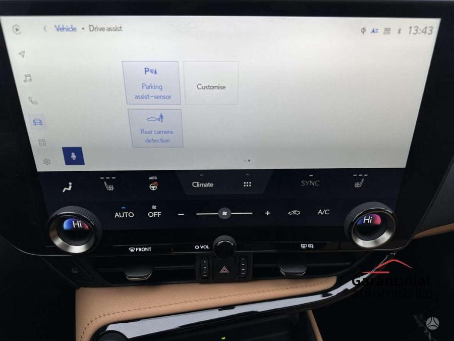 Черный Лексус NX 450h 2023 в Вильнюс, объемом двигателя 2.49 л и пробегом 9 тыс. км за 52750 €, фото 19 на AUTOMOTO.COM.LV