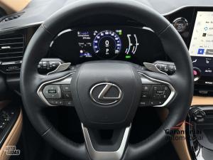 Black Lexus NX 450h 2023 in Avizieniai, with an engine capacity of 2.50 L and mileage of 9 thousand km for 52750 €, photo 6 on AUTOMOTO.COM.LV