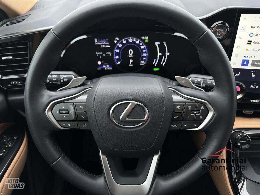 Black Lexus NX 450h 2023 in Avizieniai, with an engine capacity of 2.50 L and mileage of 9 thousand km for 52750 €, photo 6 on AUTOMOTO.COM.LV