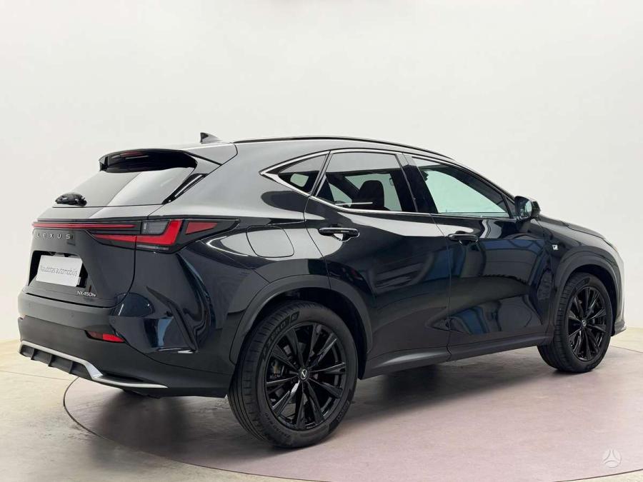 Black Lexus NX 450h 2023 in Panevezys, with an engine capacity of 2.49 L and mileage of 159 thousand km for 44990 €, photo 9 on AUTOMOTO.COM.LV