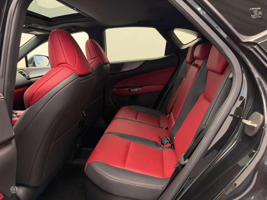 Black Lexus NX 450h 2023 in Panevezys, with an engine capacity of 2.49 L and mileage of 159 thousand km for 44990 €, photo 13 on AUTOMOTO.COM.LV