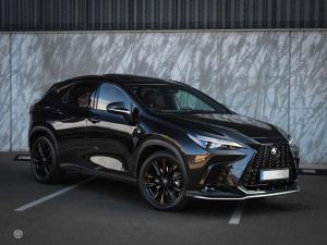 Black Lexus NX 450h 2024 in Kaunas, with an engine capacity of 2.49 L and mileage of 20 thousand km for 58500 €, photo 1 on AUTOMOTO.COM.LV