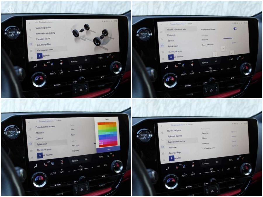 Black Lexus NX 450h 2024 in Kaunas, with an engine capacity of 2.49 L and mileage of 20 thousand km for 58500 €, photo 24 on AUTOMOTO.COM.LV