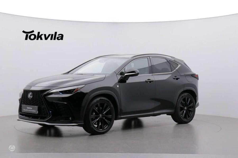 Melns Lexus NX 450h 2024 Viļņa, ar dzinēja tilpumu 2.49 L un nobraukumu 79 tūkst. km par 48900 €, foto 1 vietnē AUTOMOTO.COM.LV