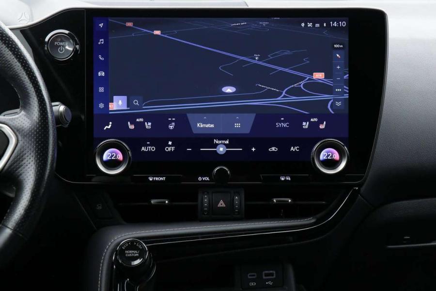 Melns Lexus NX 450h 2024 Viļņa, ar dzinēja tilpumu 2.49 L un nobraukumu 79 tūkst. km par 48900 €, foto 15 vietnē AUTOMOTO.COM.LV