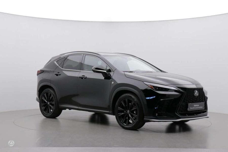 Melns Lexus NX 450h 2024 Viļņa, ar dzinēja tilpumu 2.49 L un nobraukumu 79 tūkst. km par 48900 €, foto 19 vietnē AUTOMOTO.COM.LV