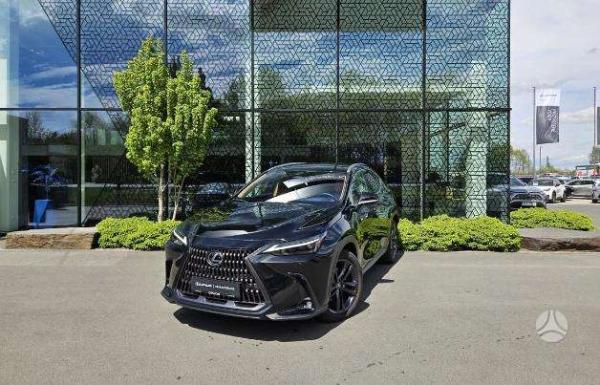 Black Lexus NX 450h 2025 in Vilnius, with an engine capacity of 2.49 L and mileage of 30 thousand km for 53900 €, photo 3 on AUTOMOTO.COM.LV