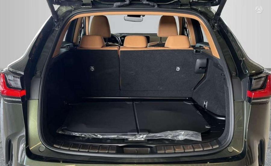 Green Lexus NX 450h 2023 in Vilnius, with an engine capacity of 2.49 L and mileage of 27 thousand km for 53000 €, photo 11 on AUTOMOTO.COM.LV