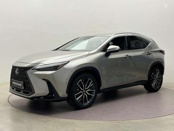 Grey Lexus NX 450h 2022 in Panevezys, with an engine capacity of 2.49 L and mileage of 50 thousand km for 48990 €, photo 1 on AUTOMOTO.COM.LV