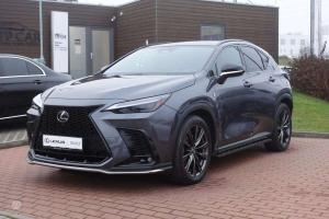 Pelēks Lexus NX 450h 2022 Viļņa, ar dzinēja tilpumu 2.49 L un nobraukumu 97 tūkst. km par 45490 €, foto  vietnē AUTOMOTO.COM.LV