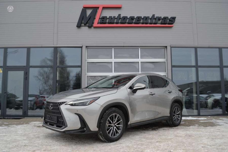 Grey Lexus NX 450h 2022 in Vilnius, with an engine capacity of 2.49 L and mileage of 123 thousand km for 43000 €, photo 1 on AUTOMOTO.COM.LV