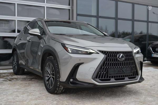 Grey Lexus NX 450h 2022 in Vilnius, with an engine capacity of 2.49 L and mileage of 123 thousand km for 43000 €, photo 5 on AUTOMOTO.COM.LV
