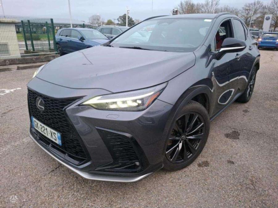 Pelēks Lexus NX 450h 2022 Kauņa, ar dzinēja tilpumu 2.49 L un nobraukumu 70 tūkst. km par 45500 €, foto 1 vietnē AUTOMOTO.COM.LV
