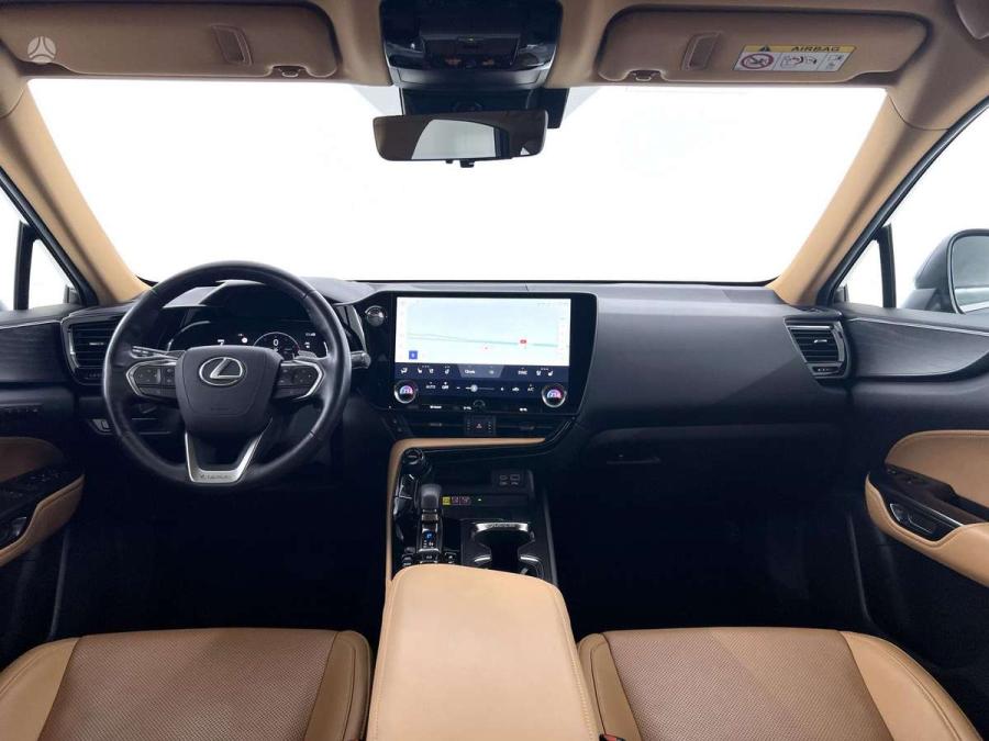 Grey Lexus NX 450h 2022 in Vilnius, with an engine capacity of 2.49 L and mileage of 98 thousand km for 49900 €, photo 17 on AUTOMOTO.COM.LV