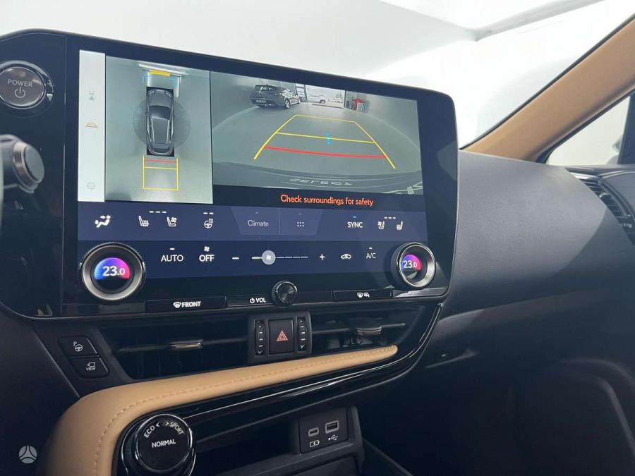 Grey Lexus NX 450h 2022 in Vilnius, with an engine capacity of 2.49 L and mileage of 98 thousand km for 49900 €, photo 58 on AUTOMOTO.COM.LV