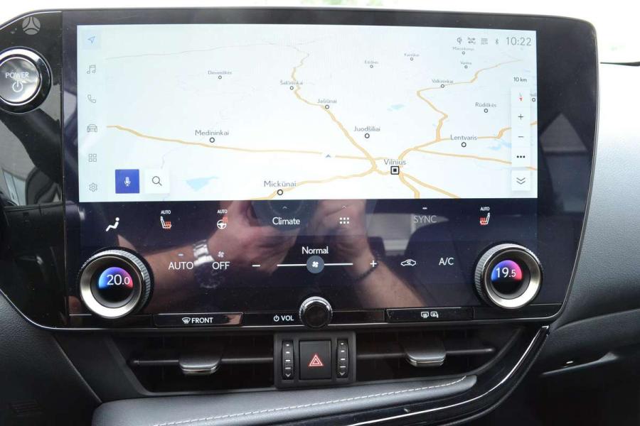 Grey Lexus NX 450h 2022 in Vilnius, with an engine capacity of 2.49 L and mileage of 124 thousand km for 43000 €, photo 52 on AUTOMOTO.COM.LV
