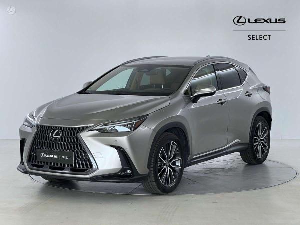 Pelēks Lexus NX 450h 2022 Viļņa, ar dzinēja tilpumu 2.49 L un nobraukumu 74 tūkst. km par 49000 €, foto 1 vietnē AUTOMOTO.COM.LV