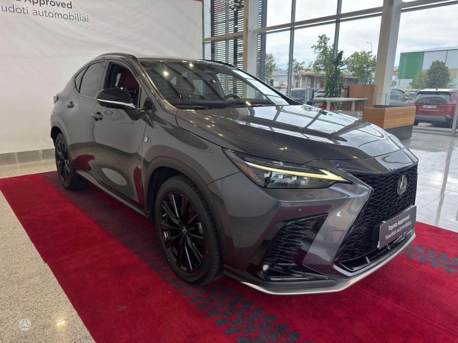 Grey Lexus NX 450h 2022 in Siauliai, with an engine capacity of 2.49 L and mileage of 108 thousand km for 46900 €, photo 3 on AUTOMOTO.COM.LV