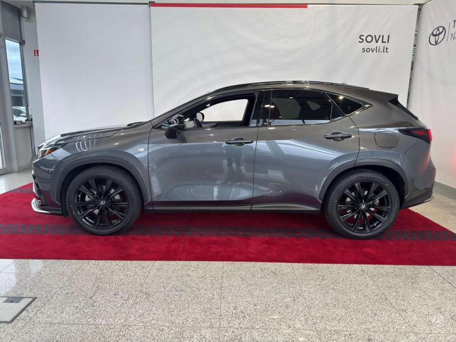 Grey Lexus NX 450h 2022 in Siauliai, with an engine capacity of 2.49 L and mileage of 108 thousand km for 46900 €, photo 6 on AUTOMOTO.COM.LV